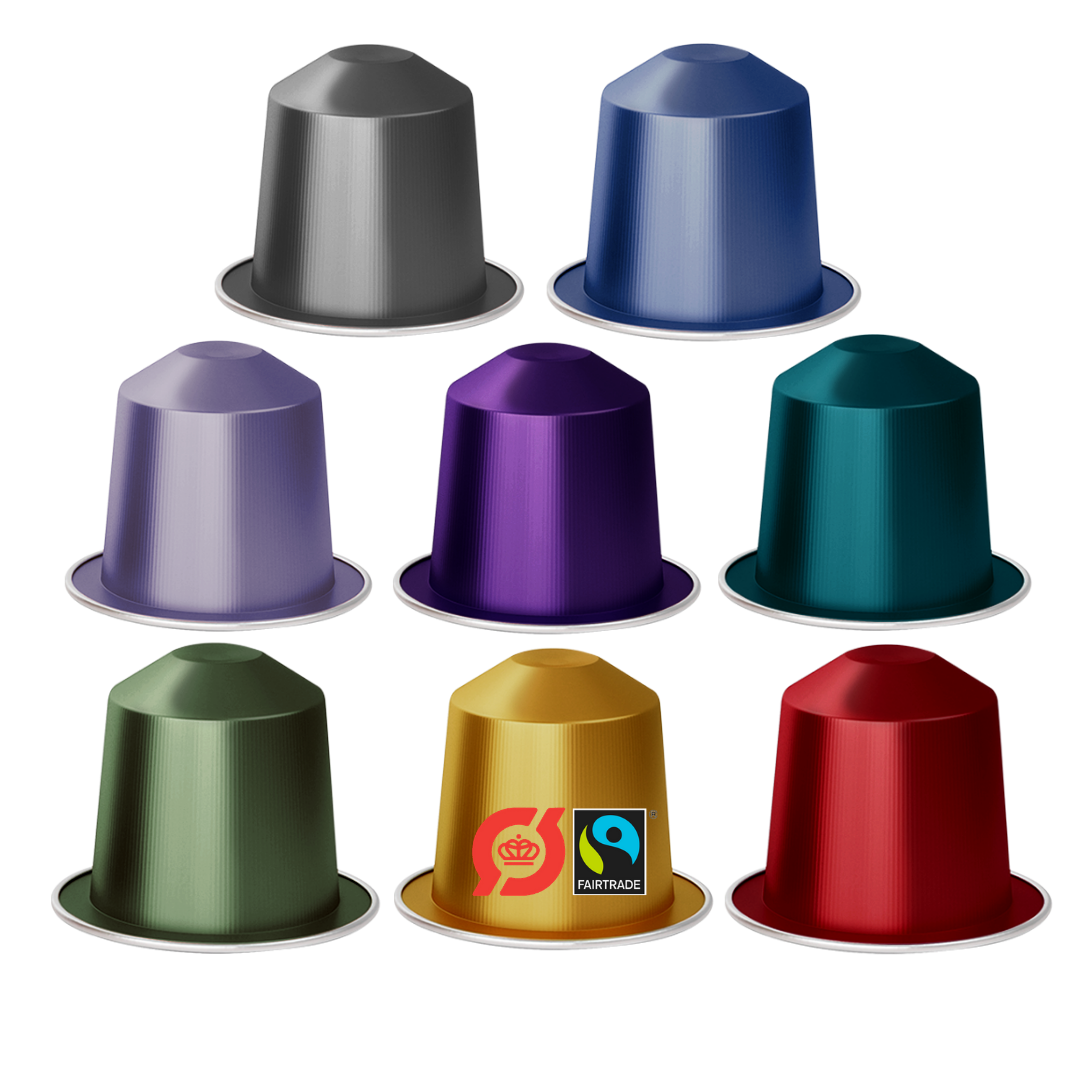 XL-pakke med Nespresso kapsler fra Real Coffee.